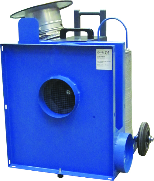 Mobile Fan with 5m Extraction Hose MTV800 - Impact Technical Services