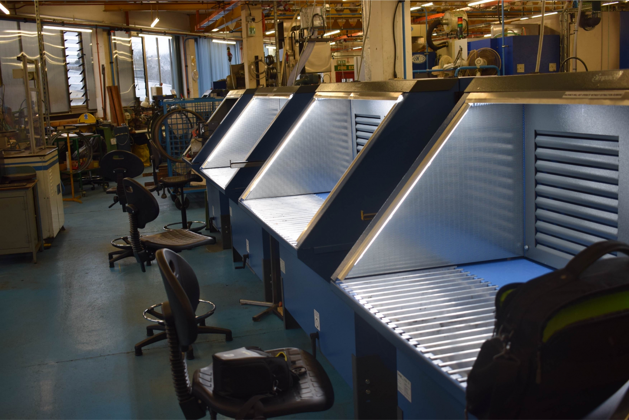 Downdraught Bench Including Fan & Filter UFPR - Impact Technical Services