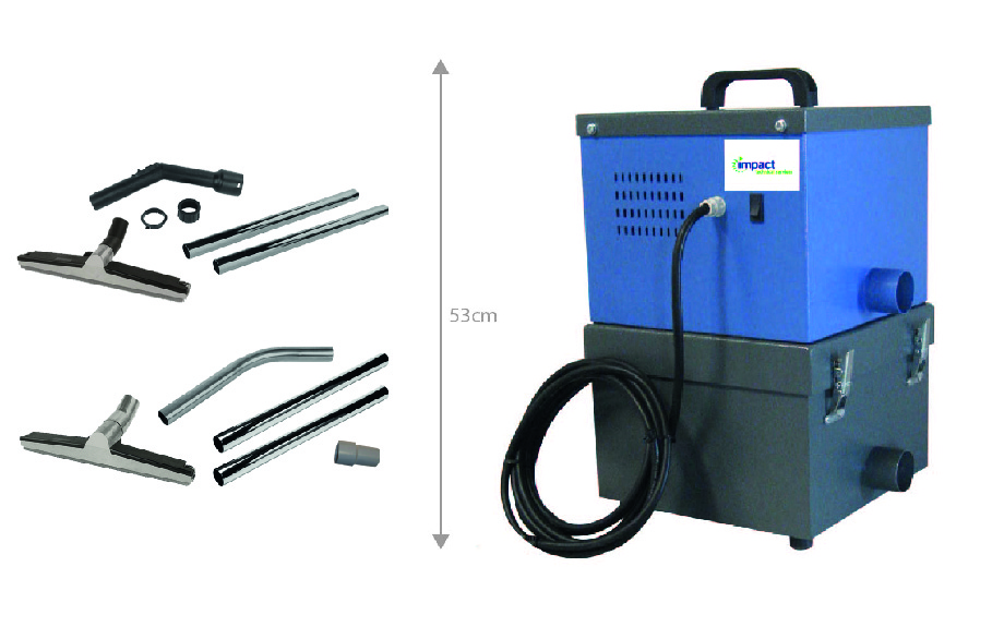 High Vacuum Mobile Extraction Unit HS14 | Portable High Vacuum Cleaner ...